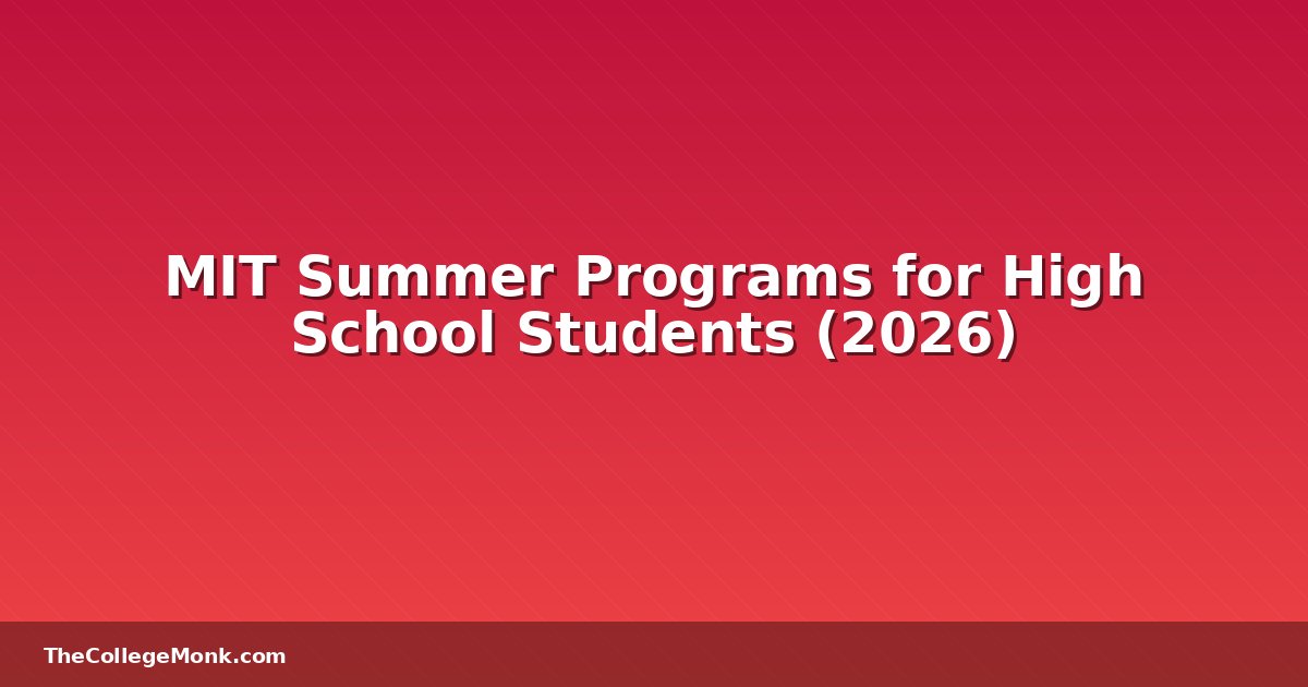 Georgetown Summer Programs for High School Students (2026)